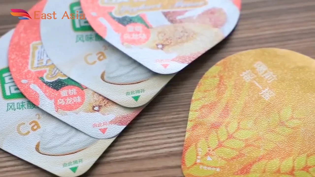 Easy Peel Pre Cut Aluminium Foil Lid For Food Packaging - Buy Aluminium ...