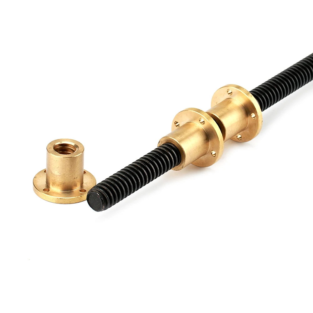 Tr8 * 8 Trapez Blei Schraube 1500mm Mit Anti-backlash Messing Mutter - Buy Links Und Rechts Hand ...