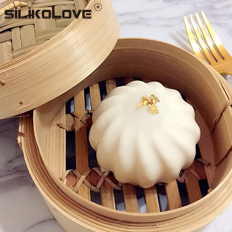 12 Cavity Steamed Dumplings Cyclone Shaped Silicone Cake Molds - Buy ...
