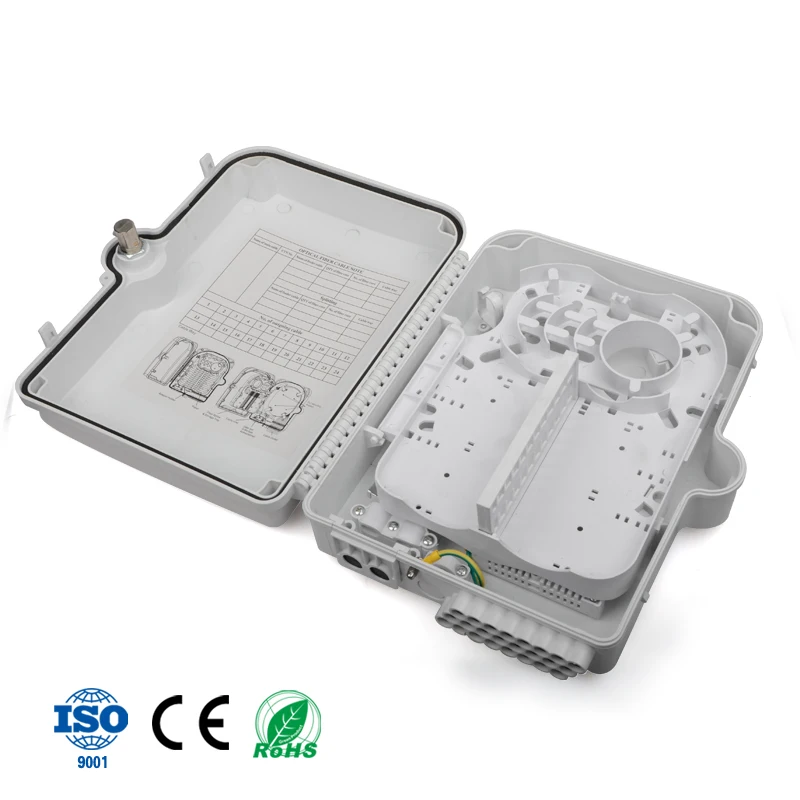 Wall And Pole White Ftth Optical Distribution Point Odf Fdb Odb Odp 24 ...