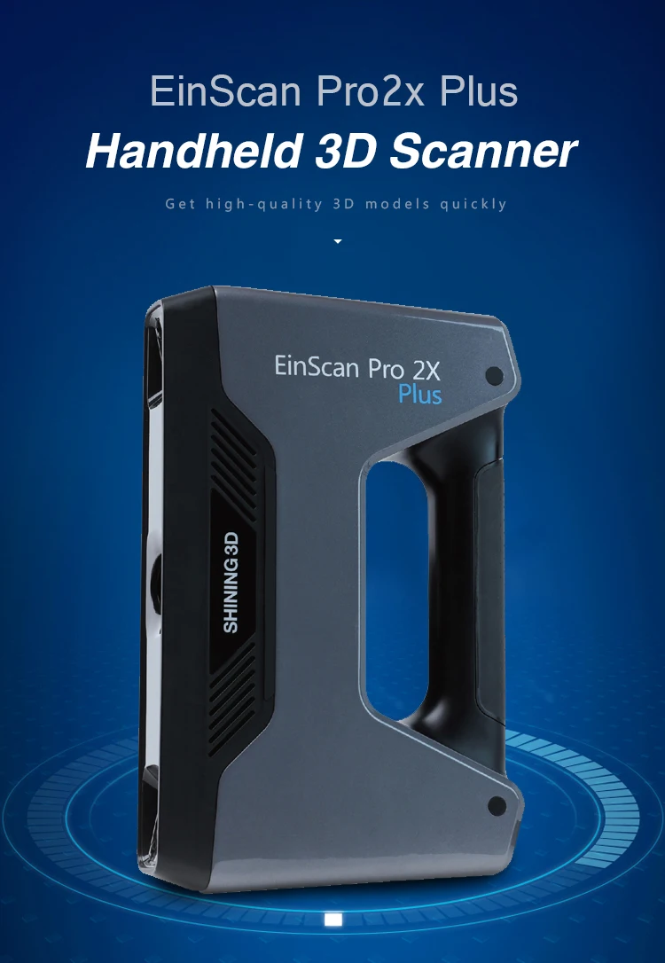 High Accuracy CNC Hand Held 3D Laser Scanner - Einscan Pro 2X Plus