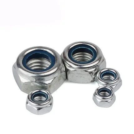 DIN985 Stainless Steel Hex Nylon Insert Lock Nuts