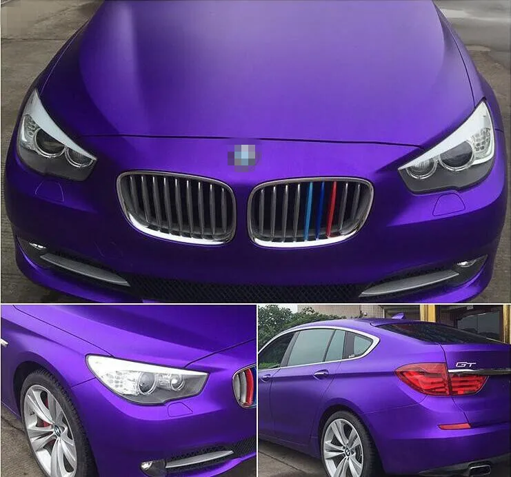 Metallic Matte Chrome Vinyl Wrap Film for Car Stickers