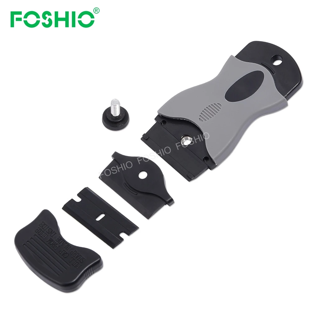 FOSHIO Razor Blade Scraper - Efficient Window Cleaning