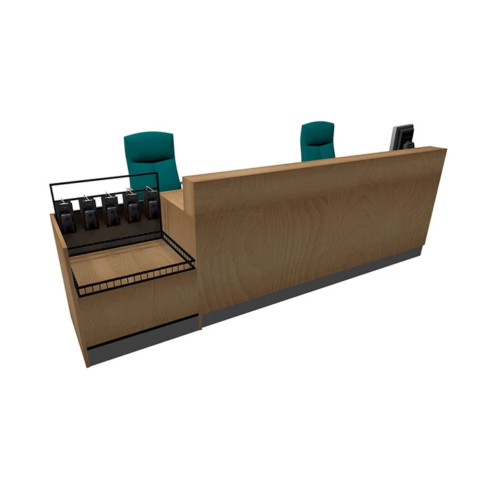 Custom Computer Shop Counter Design - Modern & Functional