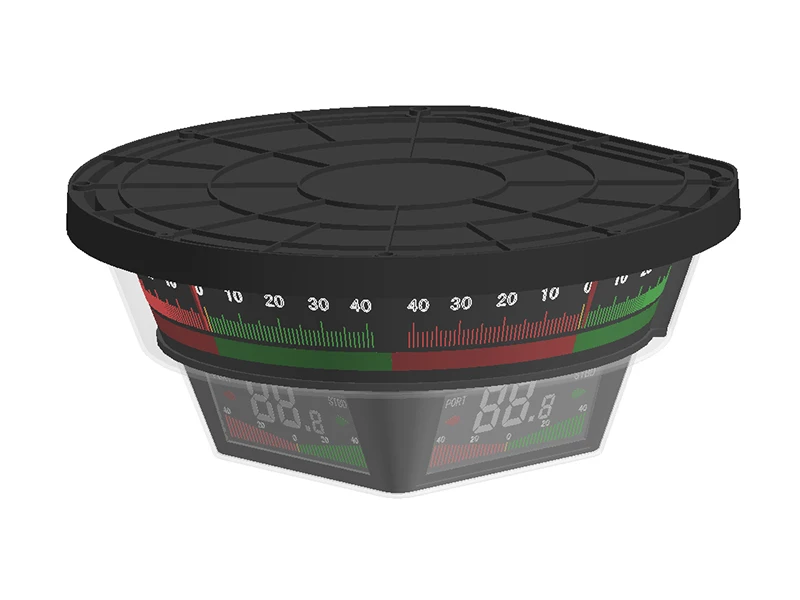 Three Face Lcd-screen Marine Rudder Angle Indicator( Pointer Type) Fd ...