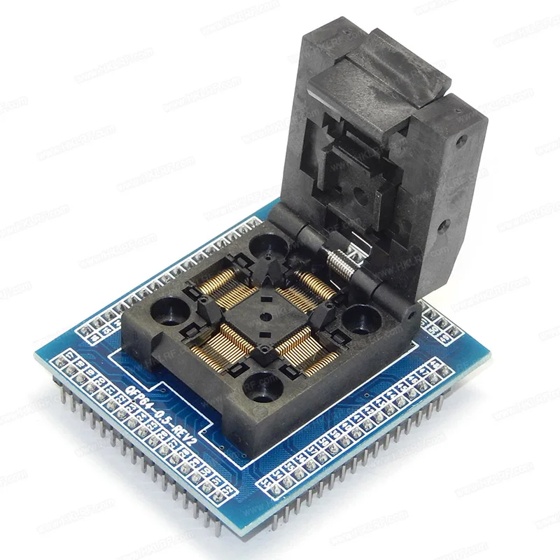 Qfp64 To Dip64 Chip Programmer Socket Qfp64-0.5-rev1 Adapter Socket - Buy Qfp64-0.5-rev1 Adapter ...