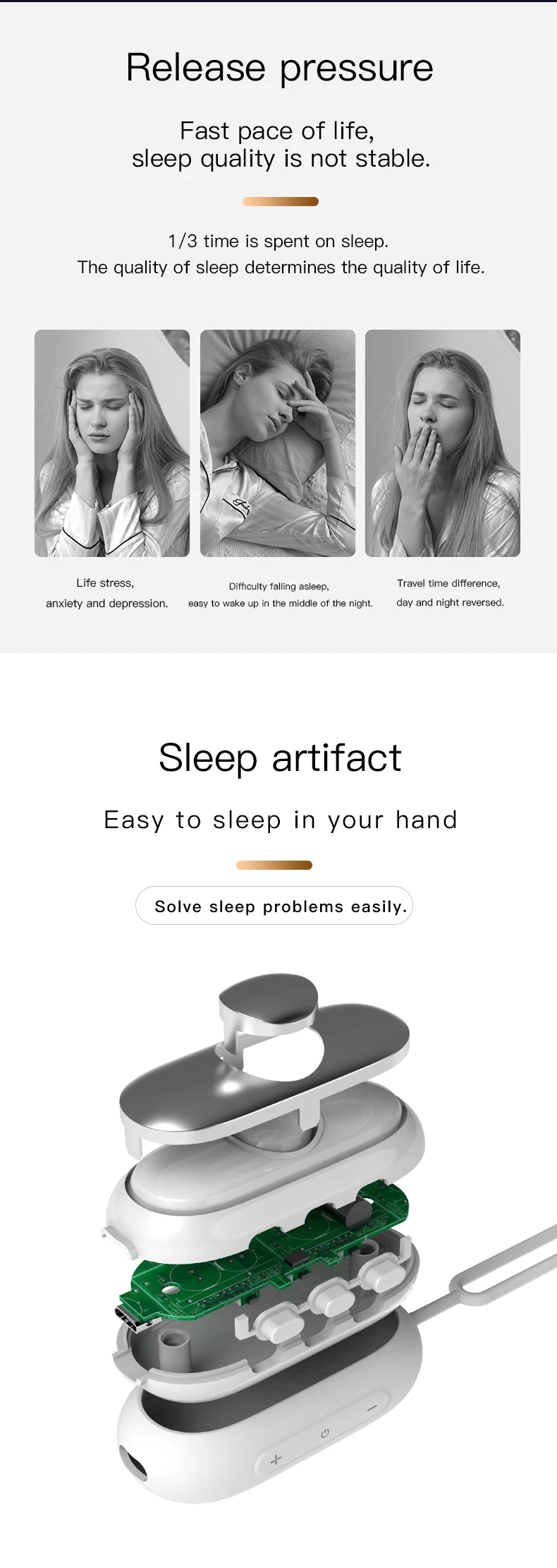 Insomnia Relief with Physical Therapy Equipments Home Hand