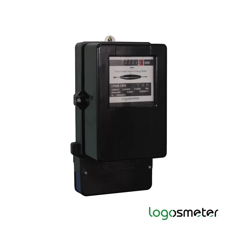 Three Phase Four Wire Electromechanical Active Energy Meter Lem081qp ...