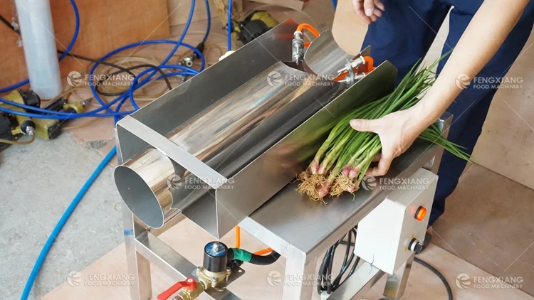 New Spring Onion Peeling Green Onion Skin Blowing Shallot Peeler ...