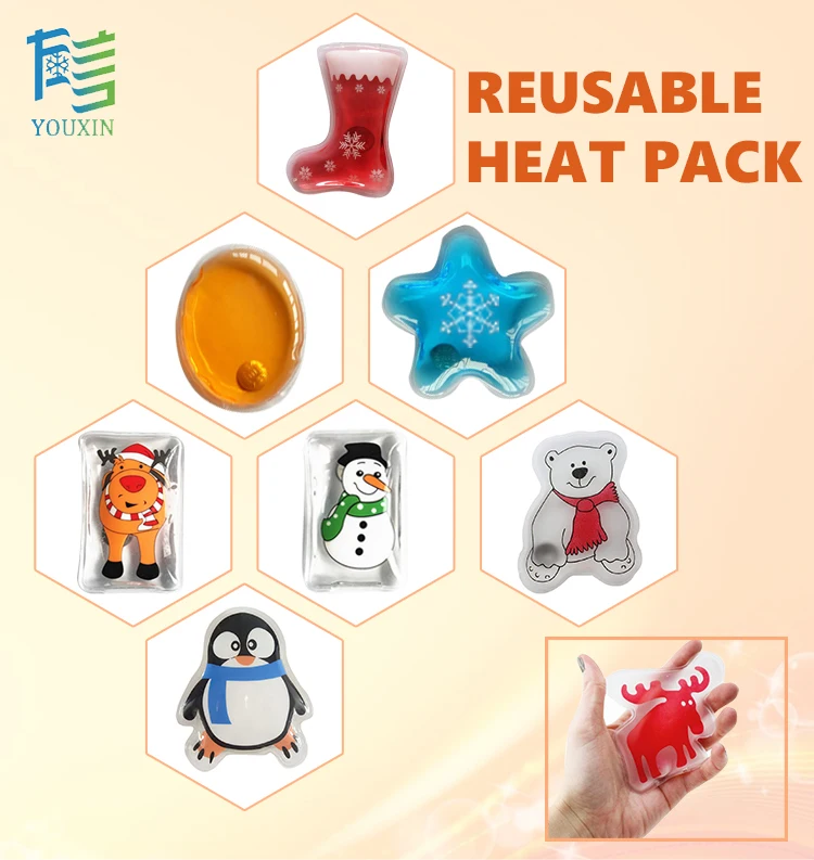 Heat Pad for Hands - Magic Heat Gel Packs Cute Portable Hand Warmer