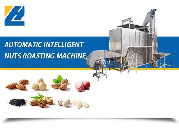 Factory Price Continuous Belt Almond Drying Machine Nuts Gas Continuous ...