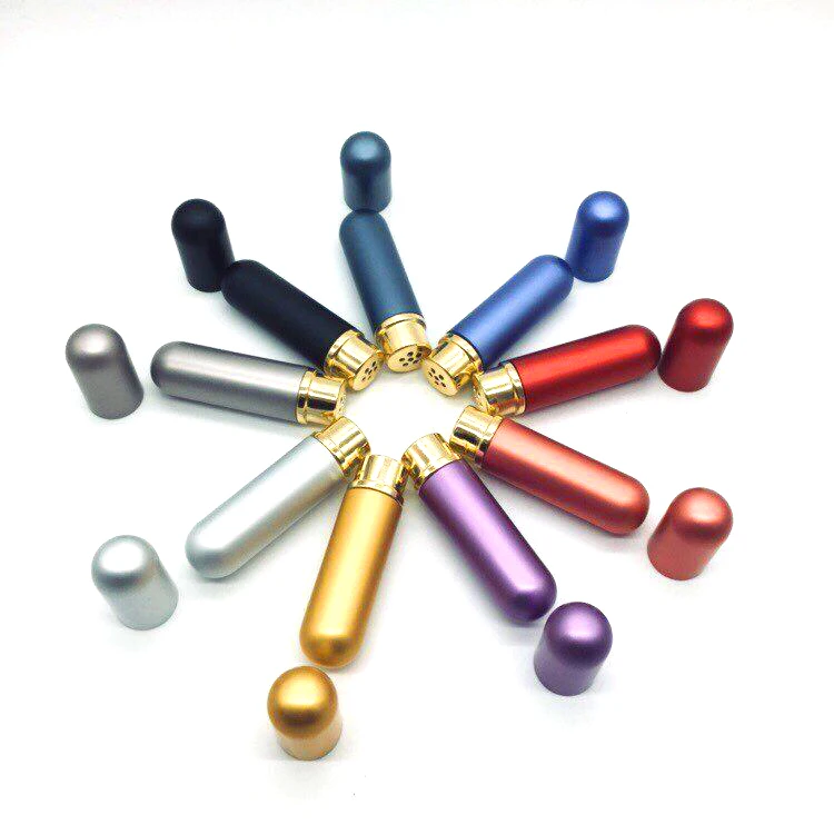 Essential Oil Aluminum Nasal Inhalers With Polymer Cotton Wicks,Set Of ...