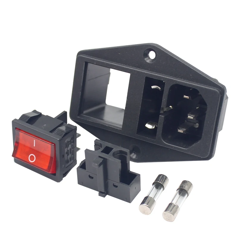10A 250VAC AC Socket Double Fuse - Reliable Power Solution