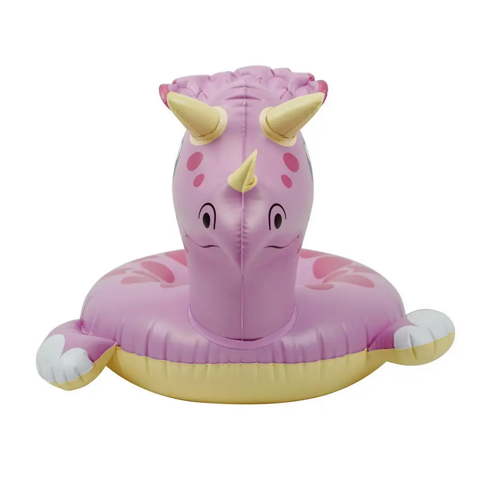 Triceratops Plastic Blow Up Like Pool Ring Outdoor Inflatable Child ...