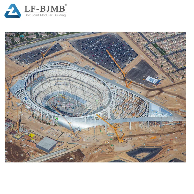 Prefabricated Light Steel Frame Structure Roofing for Stadiums