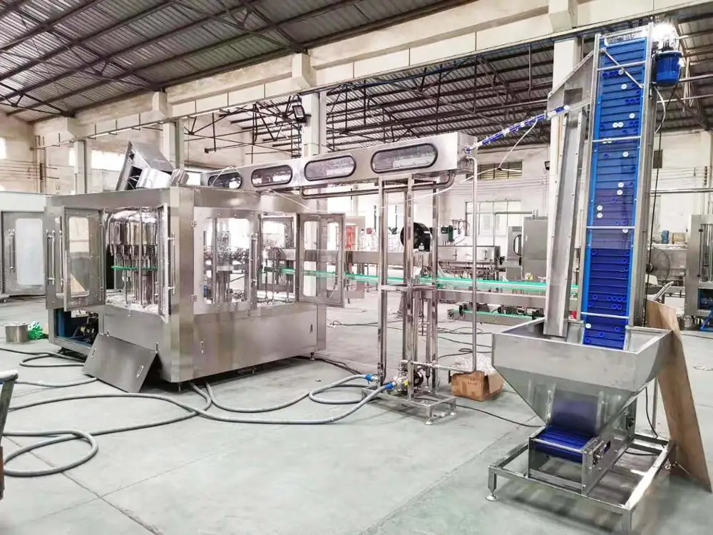 12000bhp 500ml 3 In 1 Small Bottled Water Filling Machine Pure Water ...