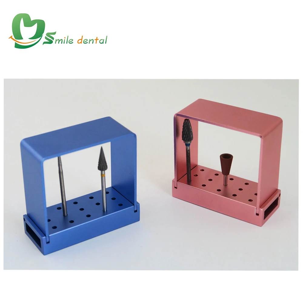 15 Holes Long Shank Bur Block/dental Bur Stand - Buy Dental Bur Stand ...