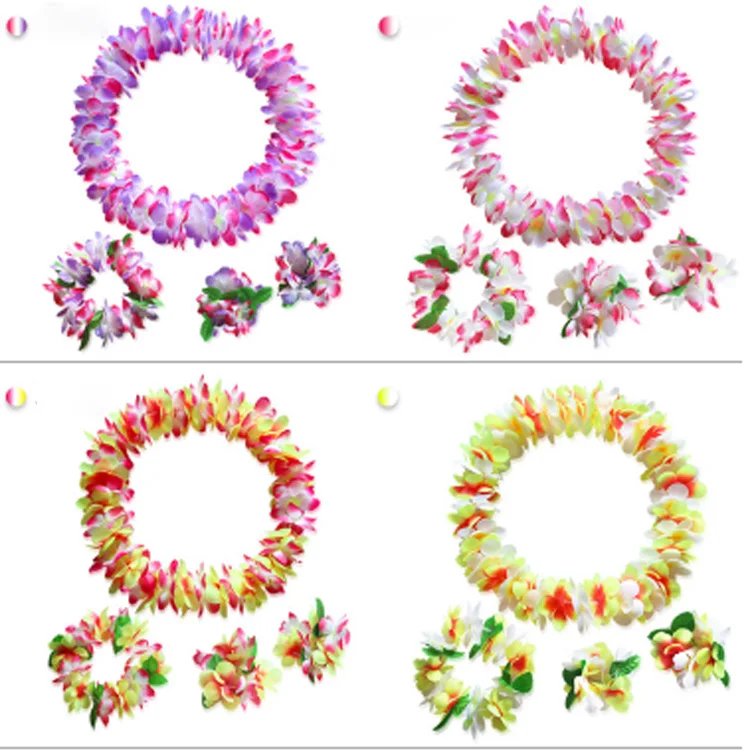Topselling Beautiful Leaf Floral Fabric Fall Lei For Outdoor Decorative ...
