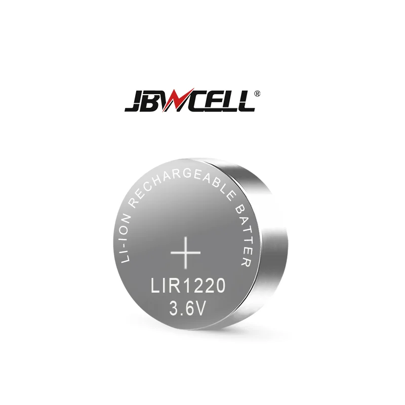 3.6v 리튬 이온 배터리 Lir1220 충전식 버튼 셀 배터리 - Buy Lir1220 Battery,Cr1220 Coin 셀 ...