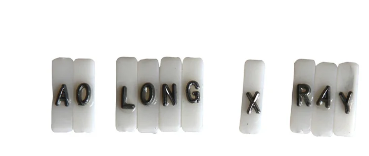NDT Radiography X Ray Letters & Numbers - Aolong Lead Markers