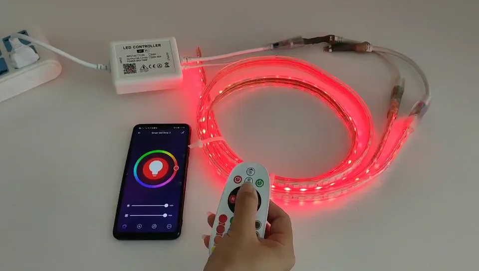 The Factory Wholesale Tuya 220v Led Strip Wifi Controller Rgb Led ...