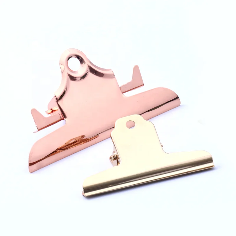 2inch Desk for Gold Metal Pins Menu Metal Clip 75mm Binder Clips - OEM ...