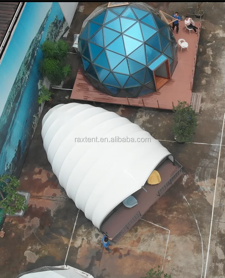 Luxury Glass Dome Tent - Fireproof & Soundproof Glamping