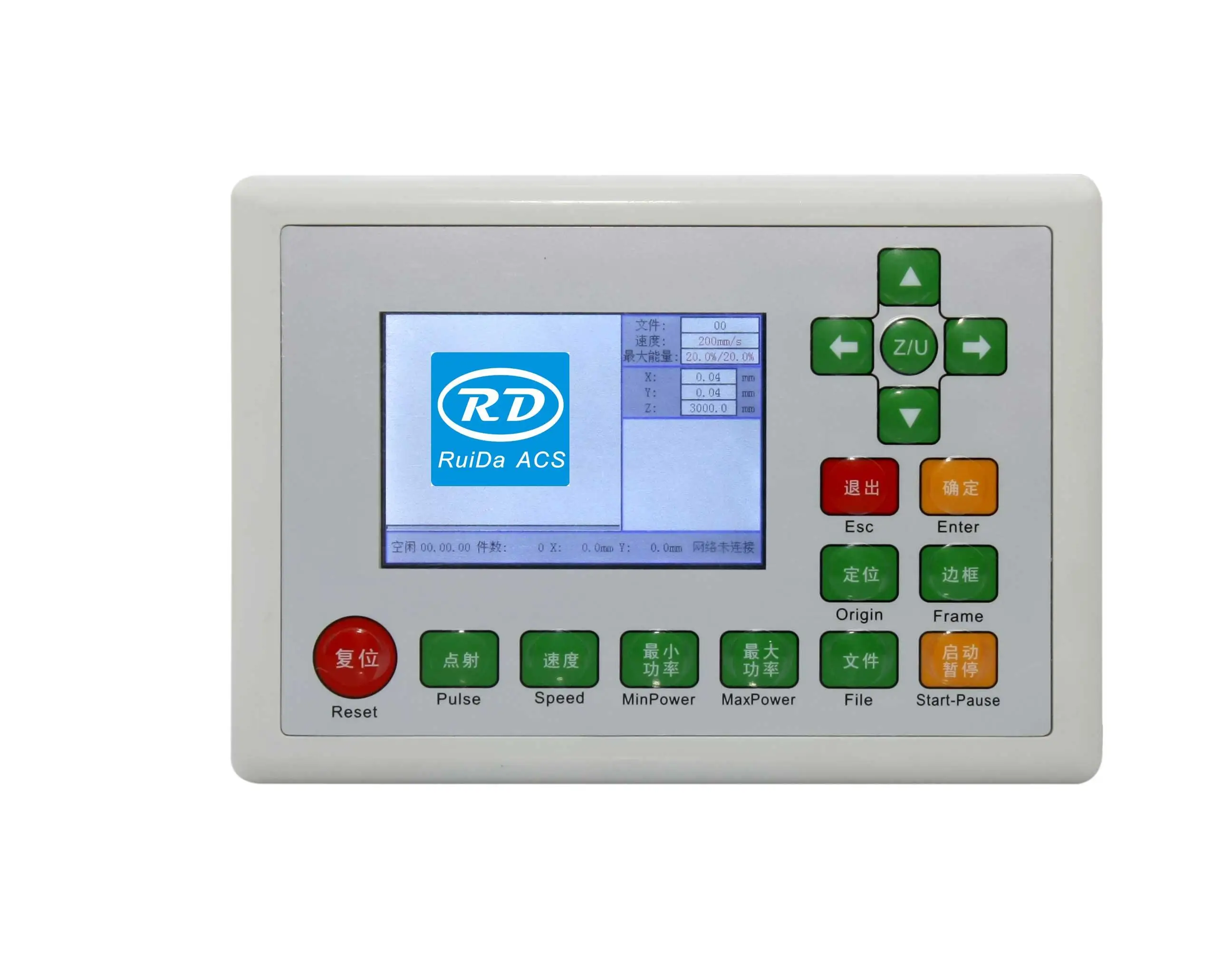 Ruida 6442 Control Panel And Mainboard/ Ruida Co2 Laser Dsp Controller ...