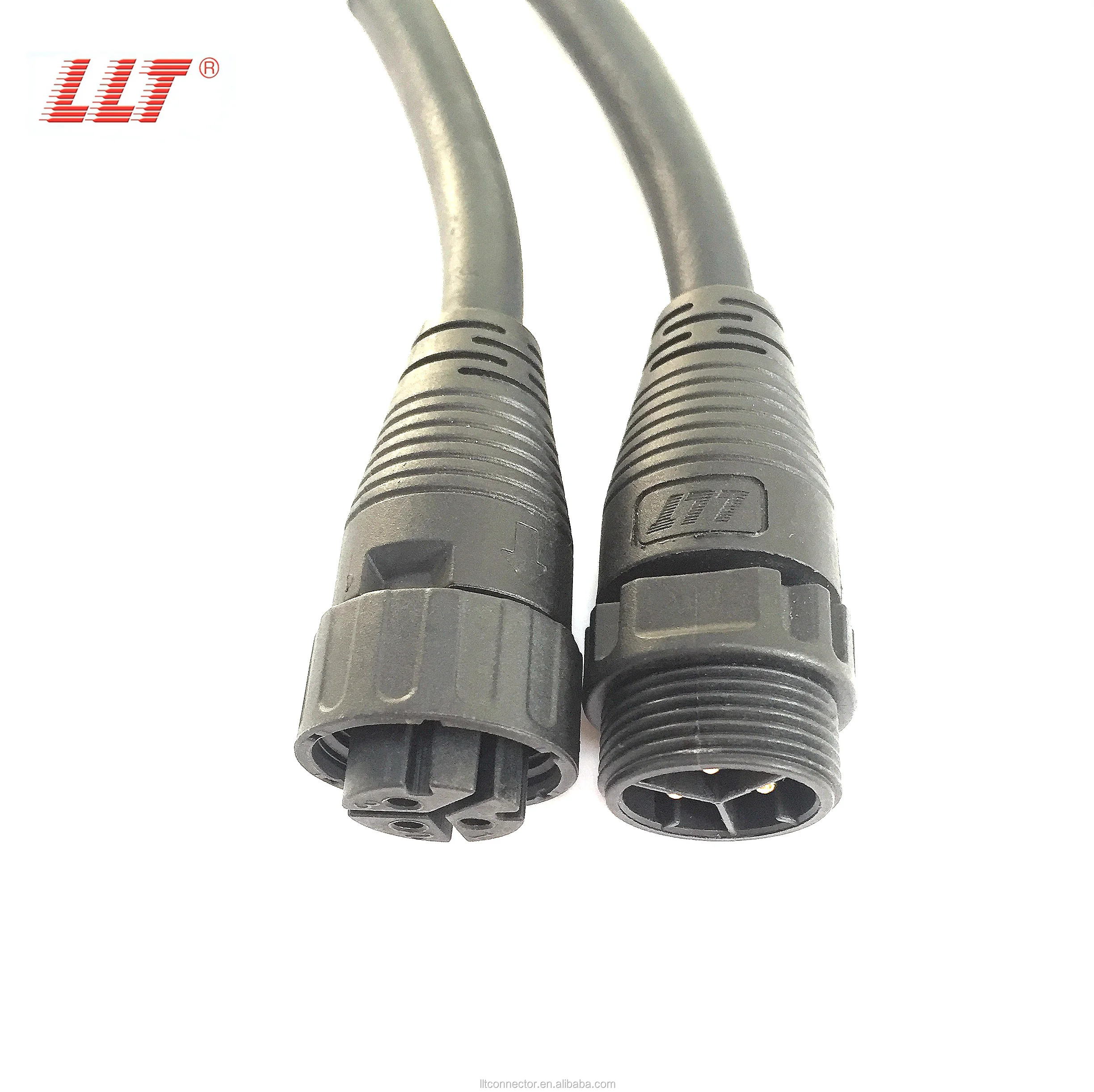 3pin M25 Waterproof Connector Ip67 Sealed Wire Cable Socket And Plug ...