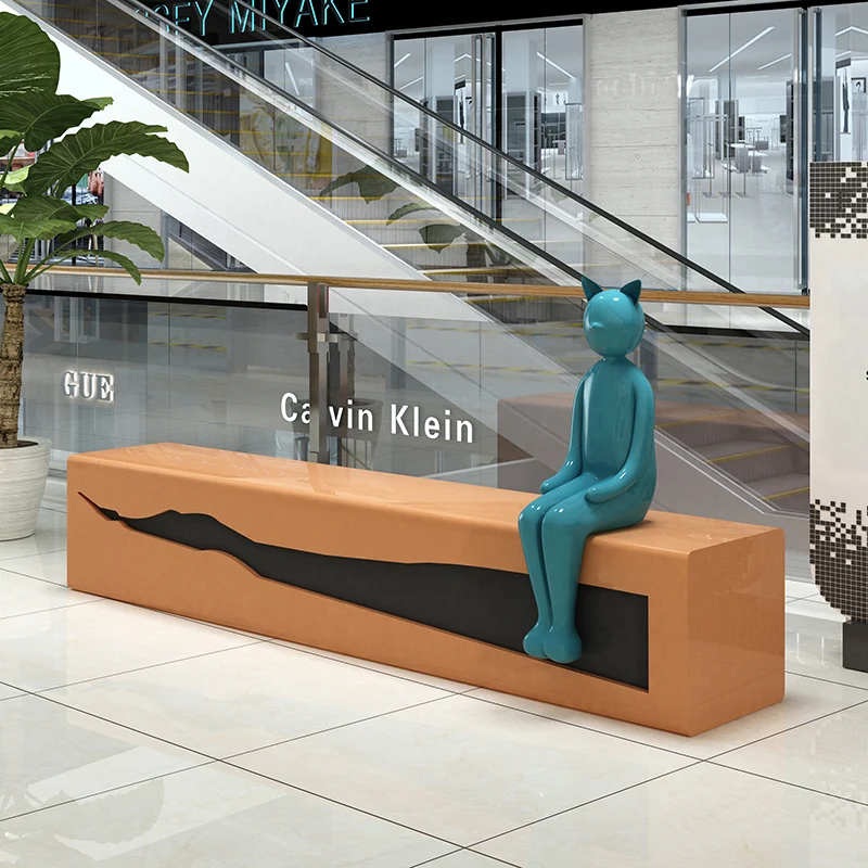 Shop Our Fiberglass Lounge Bench - Perfect for Public Spaces