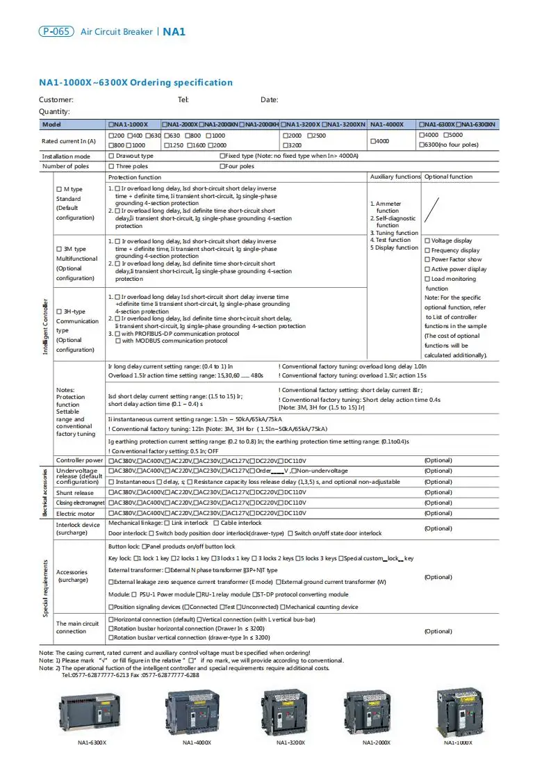 Chint Universal Circuit Breaker Na1-1000x-200m / 3p Electric Fixed Ac220 / 230 - Buy Chint Na1 ...