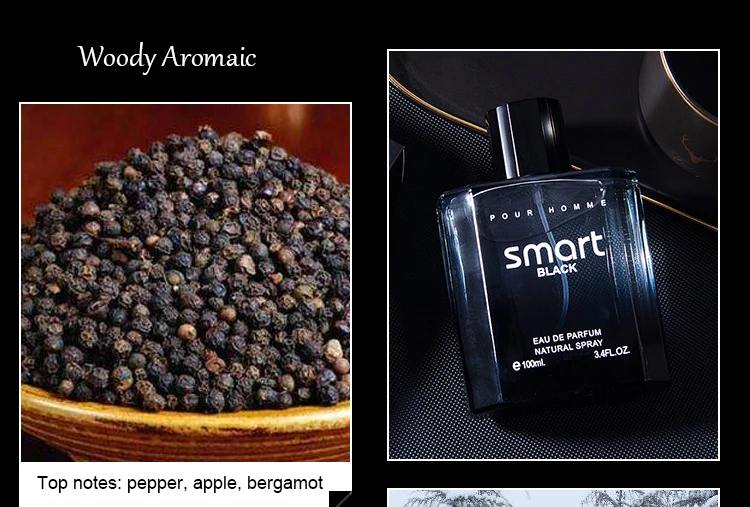 Men’s Perfume 100ml - Smart Original Fragrance, Long Lasting Woody ...