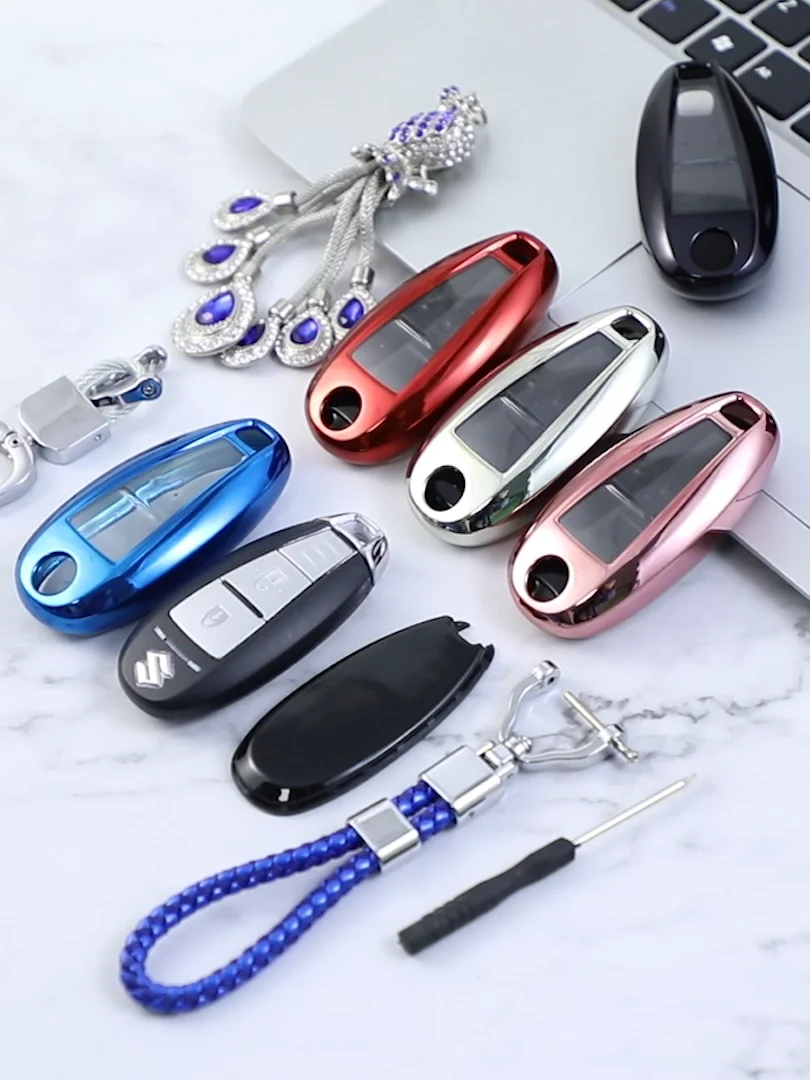 New Car Accessories Key Holder Remote Key Cover For Suzuki Car Key Case ...