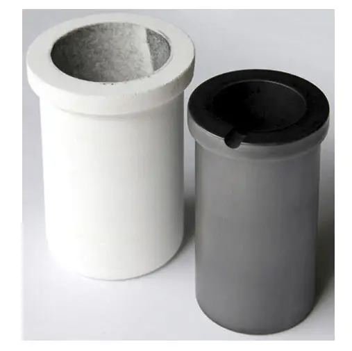 Graphite Crucible With Silicon Dioxide Sio2 Liner Jacket For Metal ...