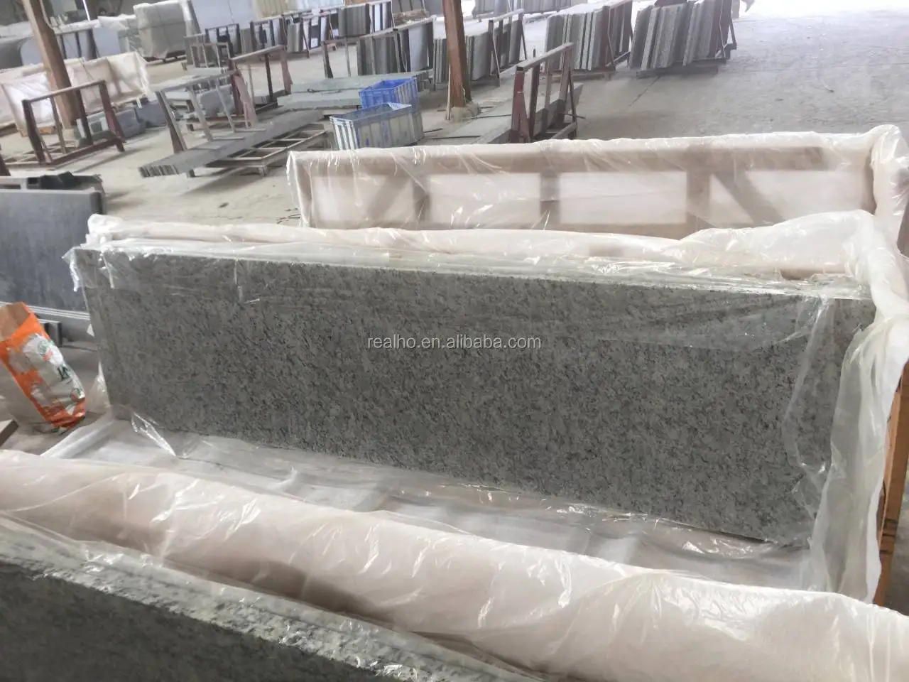 Ashen White Granite Countertops - Durable & Stylish