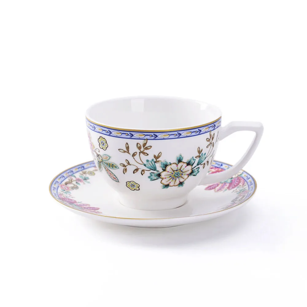 Tasses de café en porcelaine de style Folk, ensemble de 12 tasses ...