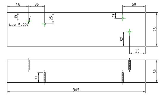 A5/IOW Ultrasonic Beam Calibration Block - Huatec Standard
