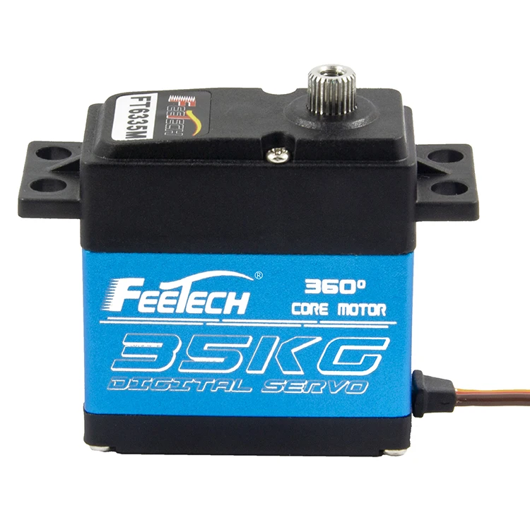 PWM 35kg Cm Multi Turn 0-360 Degree Controllable Servo FT6335M