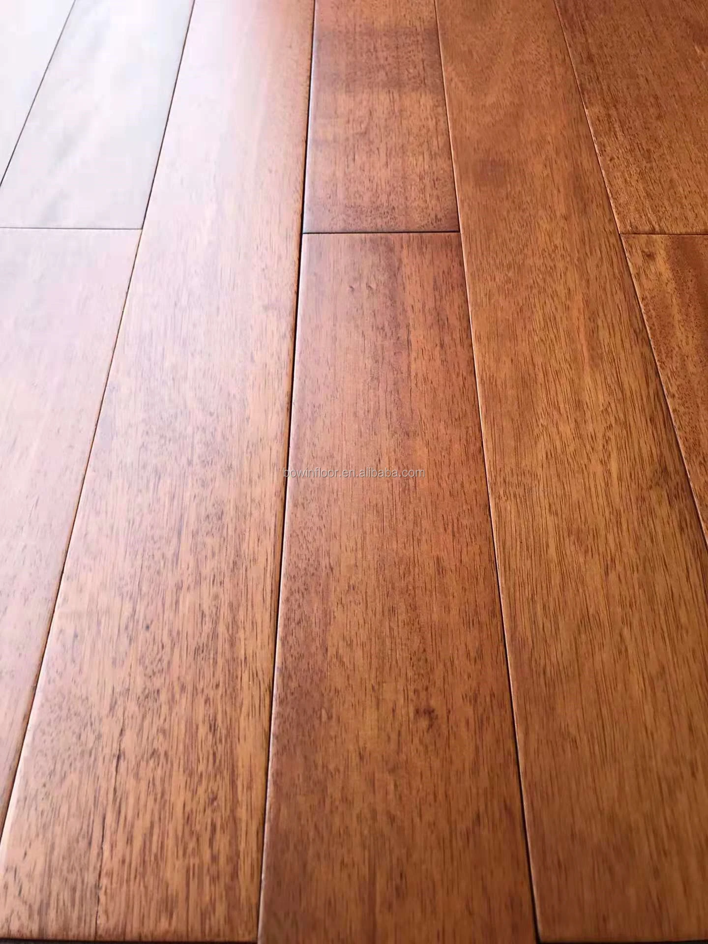 Low Price Click Lock Taun Full Solid Wood Flooring