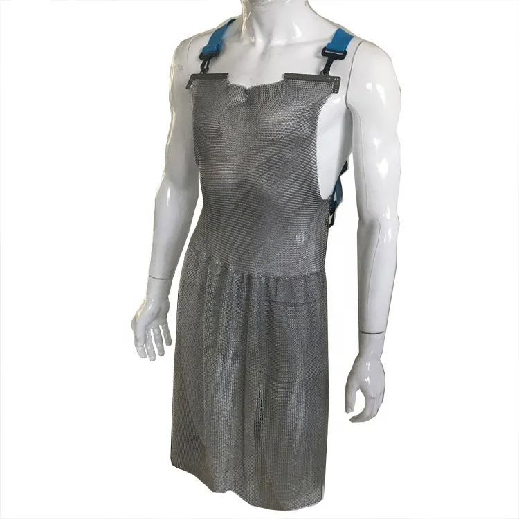 Stainless Steel Chainmail Mesh Shark Suit - Durable Protection