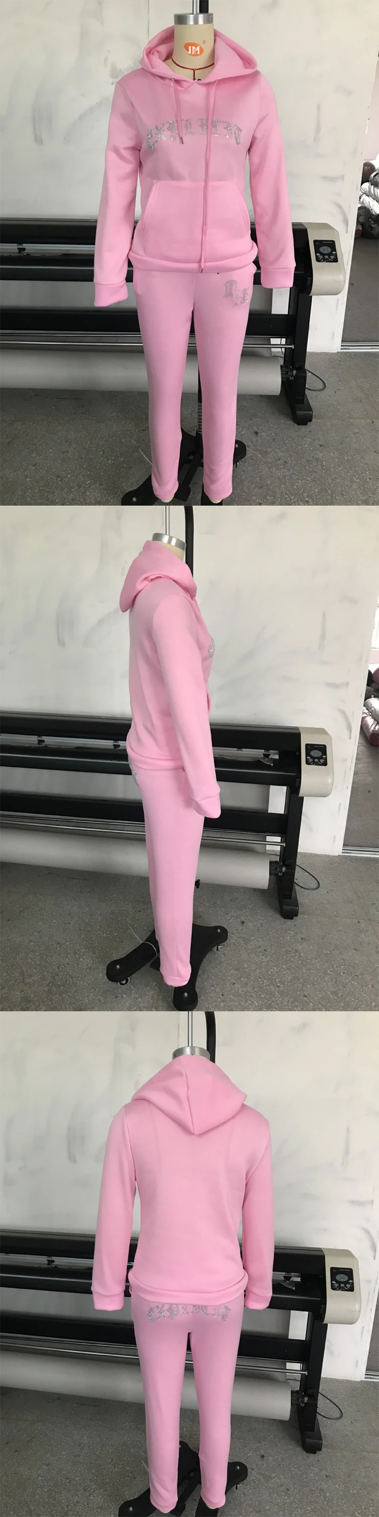 Womens Custom Jogging Suits Hoodie Training & Jogging Wear Tracksuits 2 ...