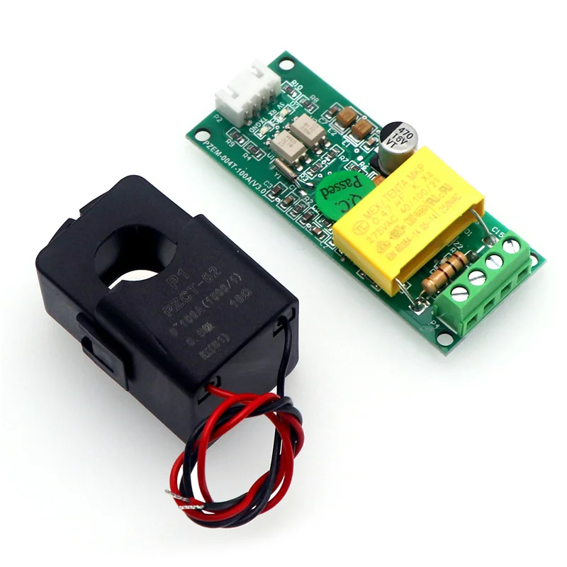 Single Phase 220V 100A Panel Ammeter And Voltmeter Power Meter Modbus ...