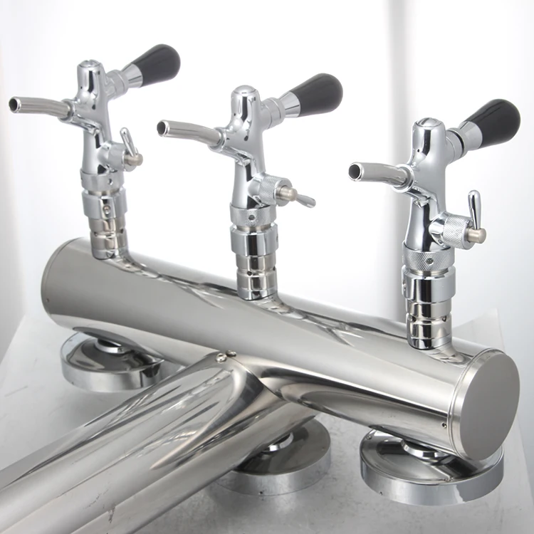 High Quality Classic Tap Tower Metal 3 Way Dispensing Tower Draft Beer ...