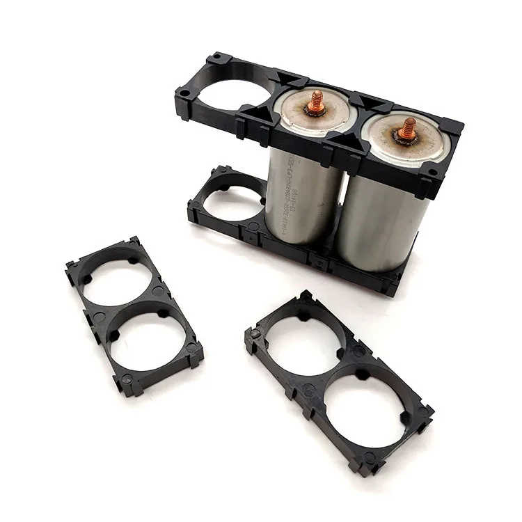 Battery Pack Holder 2P Plastic Lithium Cell Holder ABS 32650