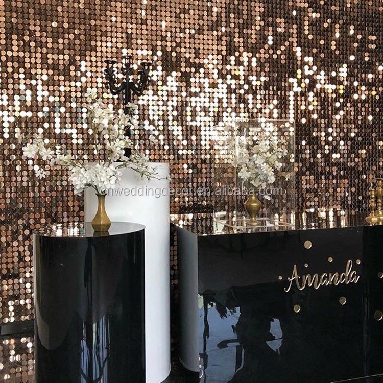 Wholesale Glitter Air Moving Billboard Plastic Advertising Sequin Wall ...