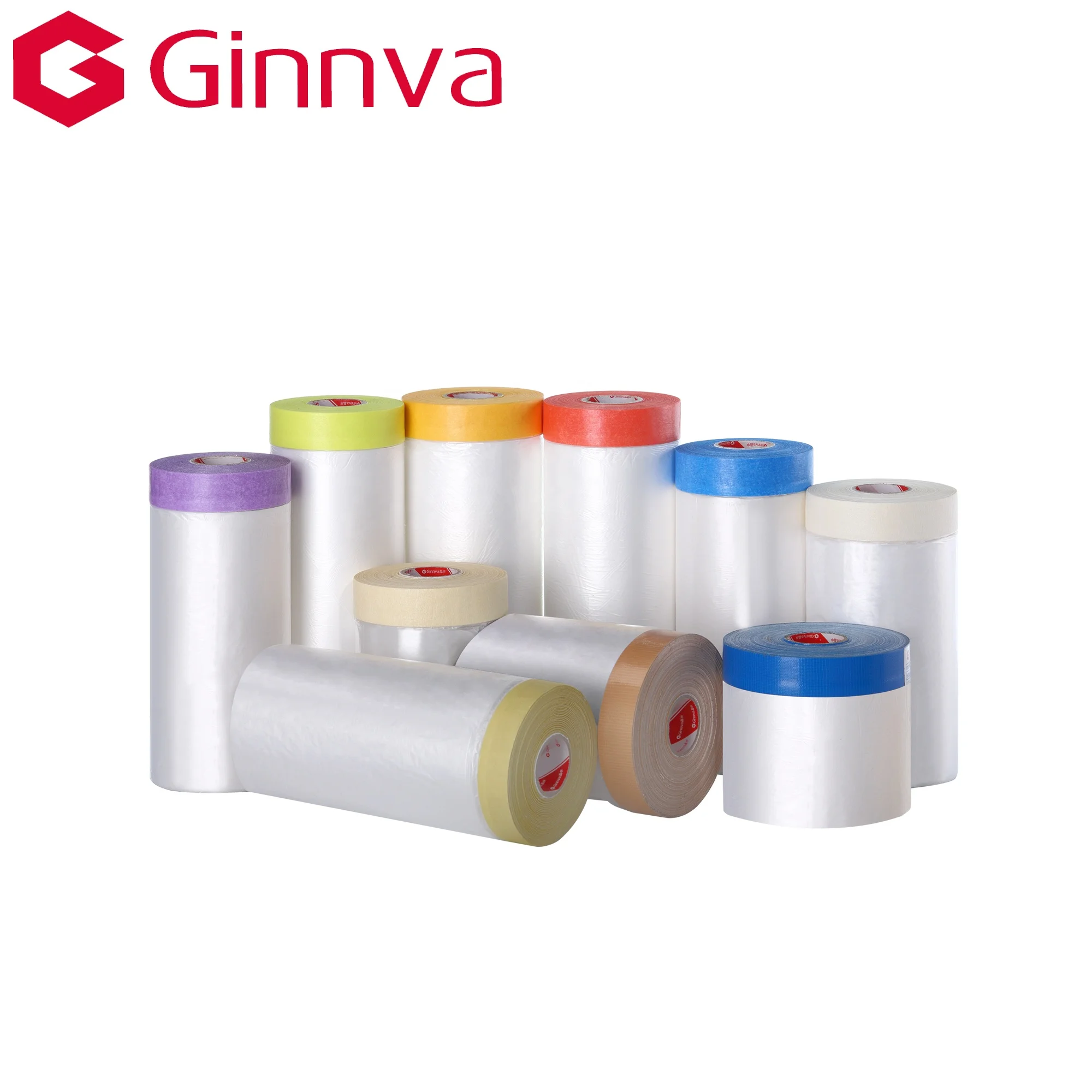 Ginnva Masking Tape Film HDPE - Pressure Sensitive Adhesive