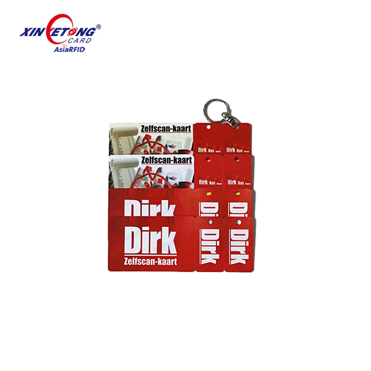 Barcode Triple Pvc Combo Card & 3-up Key Tag For Membership,Vip,Loyalty ...