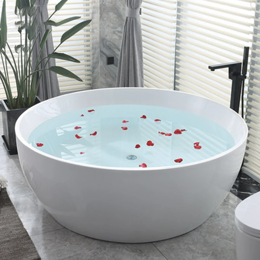Hot Sale 2 Person Round Acrylic Bathtub,Freestanding Hot Tub - Buy ...