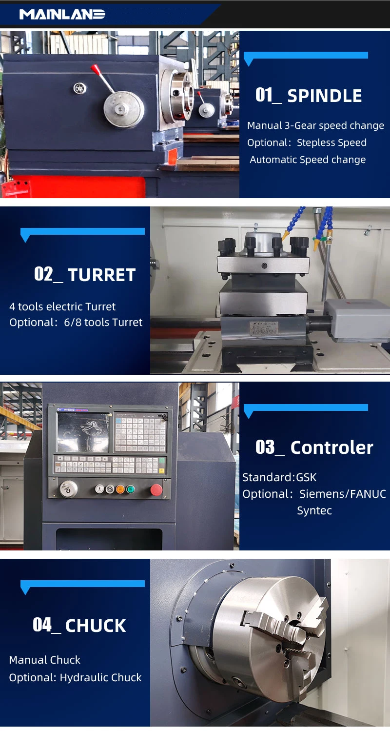 Economic CK6150 CNC Lathe Machine - Heavy Duty & Automatic